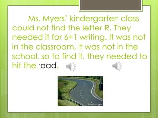 Student Digital Story- Letter R | PPTX