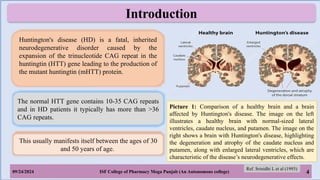 Huntington's Disease and OMKAR ISF College of Pharmacy | PPT