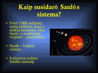 Saulės sistema | PPT