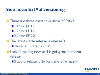 Declarative input validation with JSR 303 and ExtVal | PPT