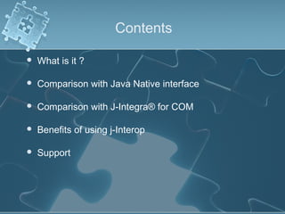 J interop | PPT