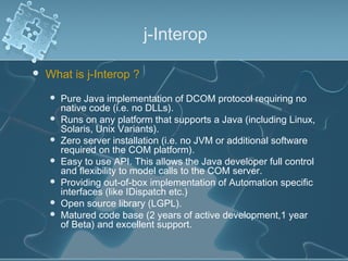 J interop | PPT