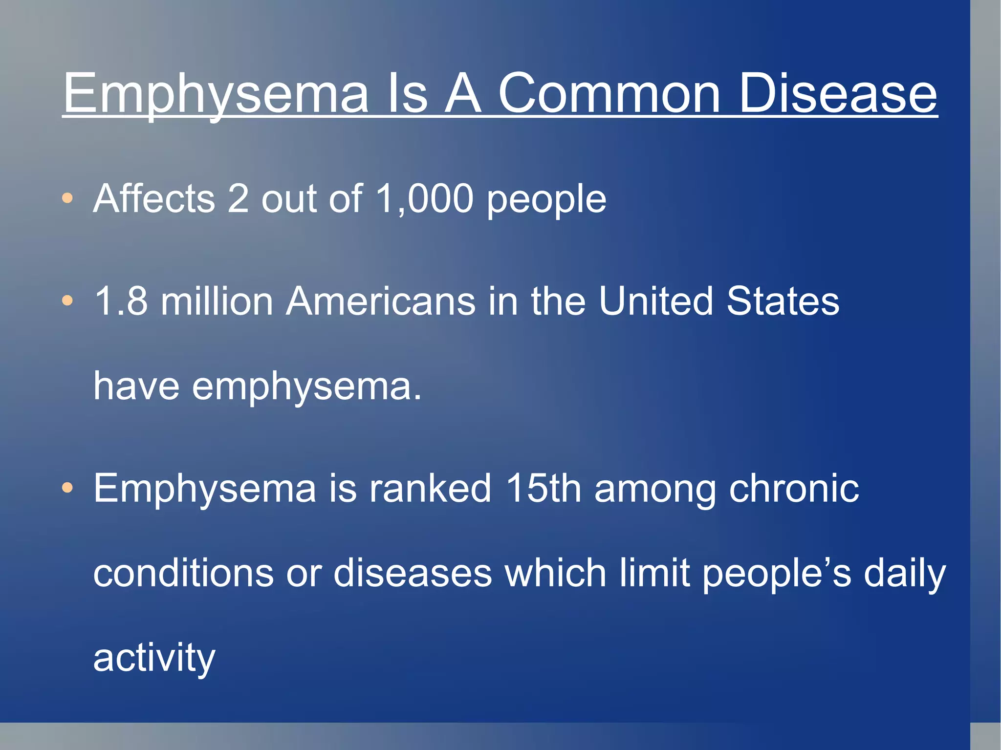 J. Parker Emphysema Presentation Powerpoint | PPT