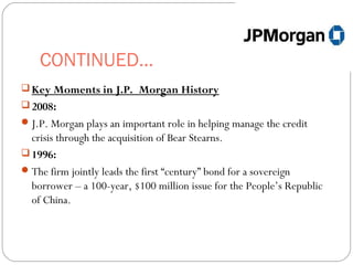 J. p morgan project PPT | PPT