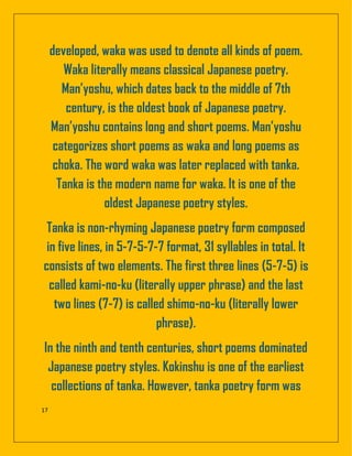 Japanese poetry | PDF