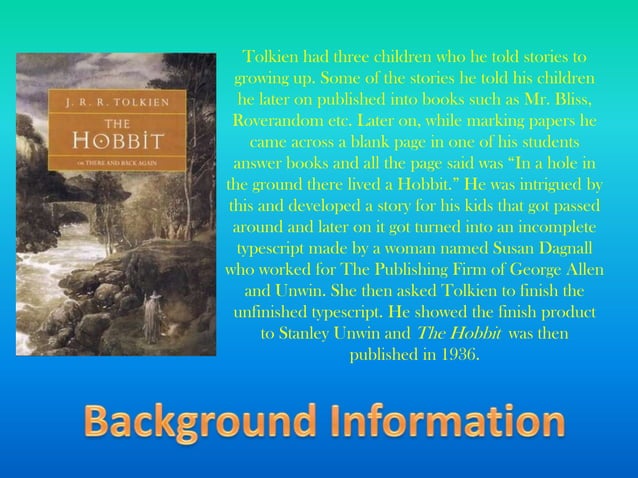 J R R Tolkien Power Point | PPTX | Fantasy | Genres