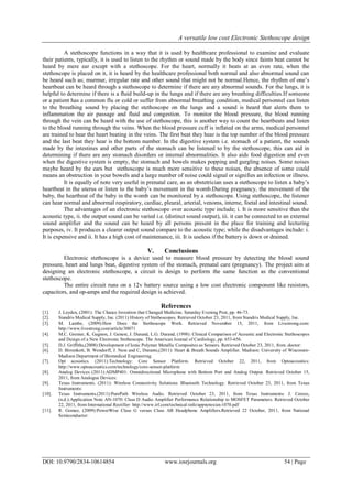 A versatile low cost Electronic Stethoscope design | PDF