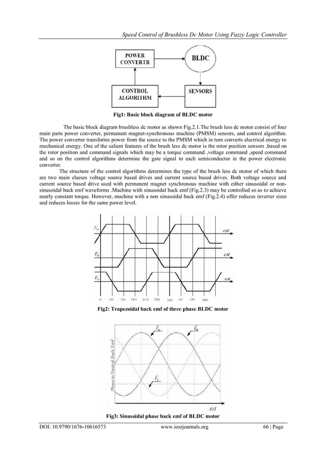 Speed Control of Brushless Dc Motor Using Fuzzy Logic Controller | PDF