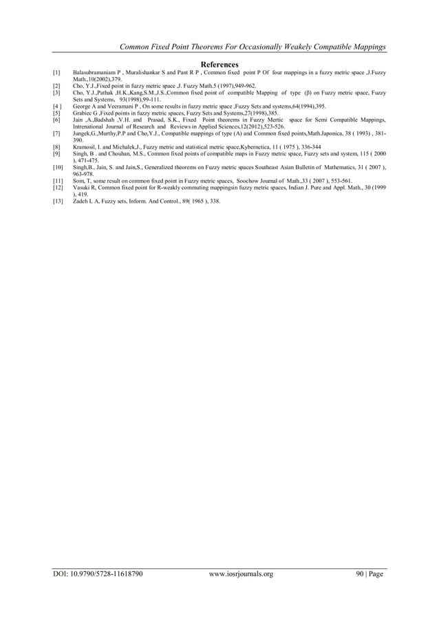 Common Fixed Point Theorems For Occasionally Weakely Compatible