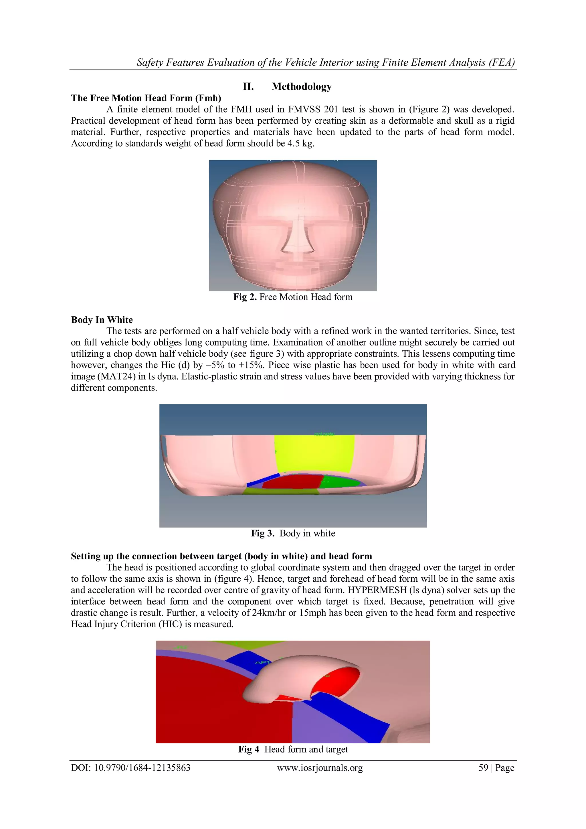 Safety Features Evaluation of the Vehicle Interior Using Finite Element ...