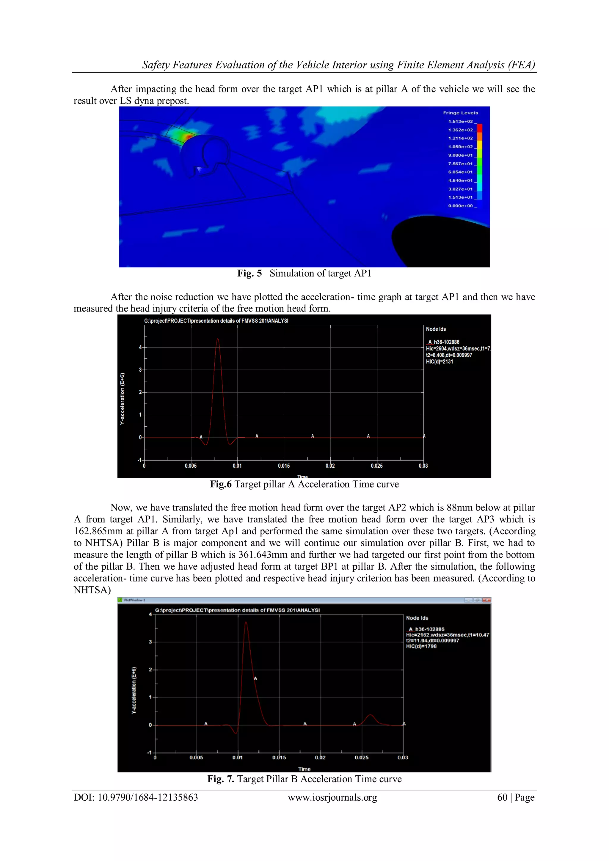 Safety Features Evaluation of the Vehicle Interior Using Finite Element ...