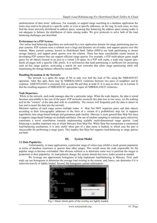 Simple Load Rebalancing For Distributed Hash Tables In Cloud | PDF