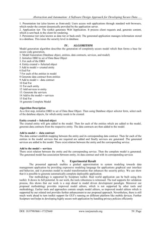 Abstraction and Automation: A Software Design Approach for Developing Secure Data Management ...