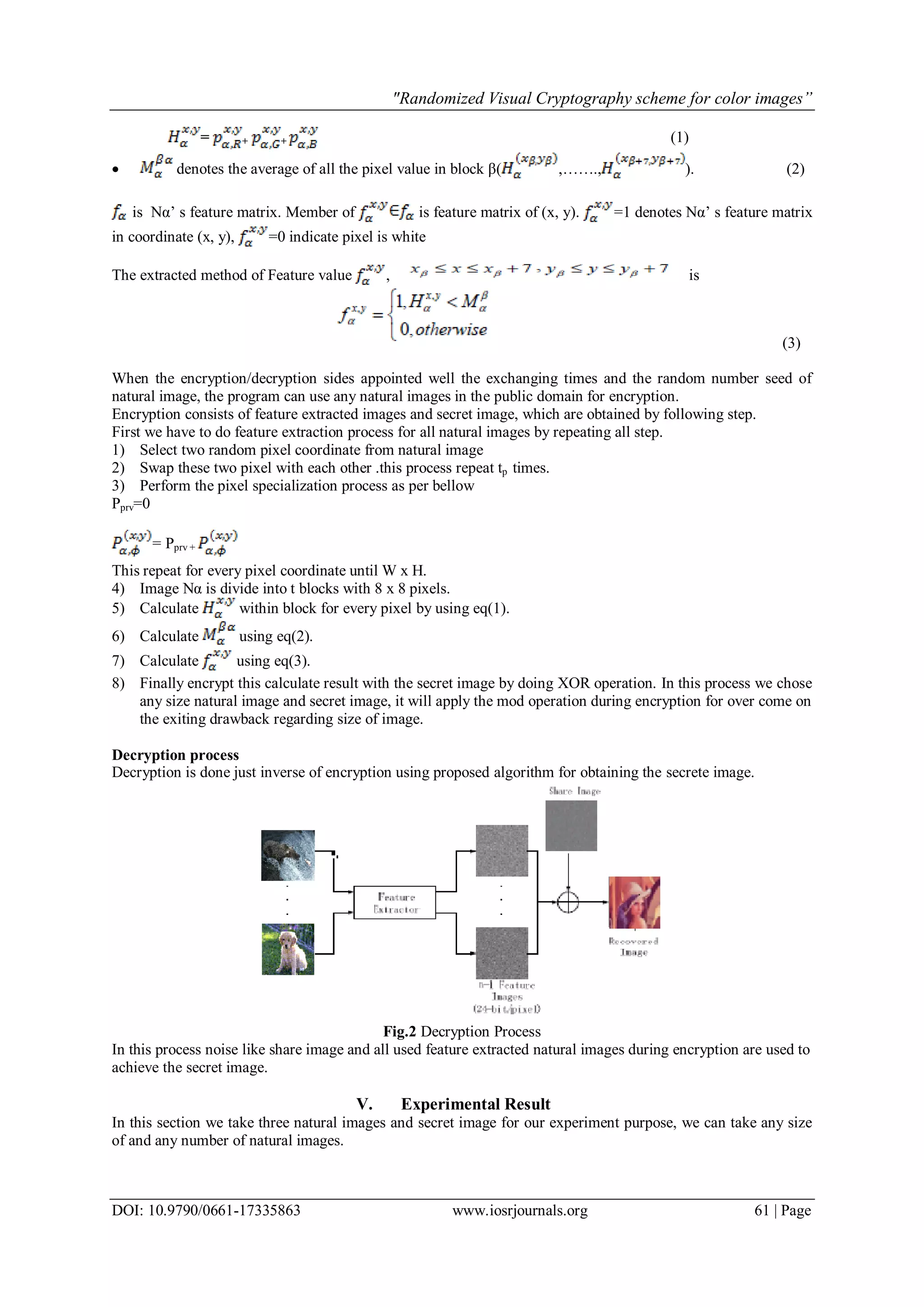 "Randomized Visual Cryptography scheme for color images” | PDF