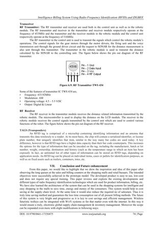 Intelligence Billing System Using Radio Frequency Identification (RFID) and ZIGBEE | PDF