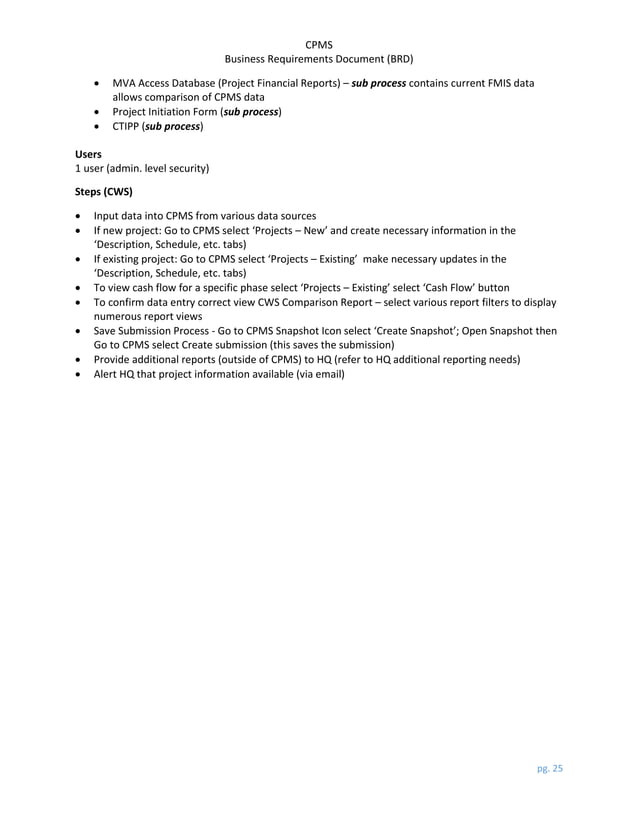 Sample BRD document which one can prepare | PDF | Business Accounting & Finance | Business