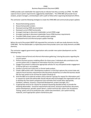 Sample BRD document which one can prepare | PDF