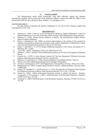 Some numerical methods for Schnackenberg model | PDF