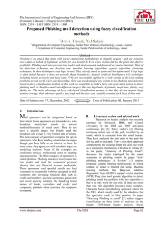 The International Journal of Engineering and Science (The IJES) | PDF | Email | Internet