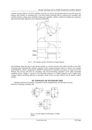 Design Topology of Low Profile Transformer forSlim Adaptor | PDF