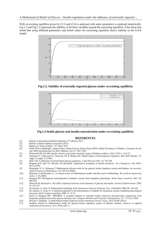 A Mathematical Model of Glucose - Insulin regulation under the influence of externally ingested ...