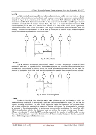 A Novel Acknowledgement based Intrusion Detection System for MANETs | PDF