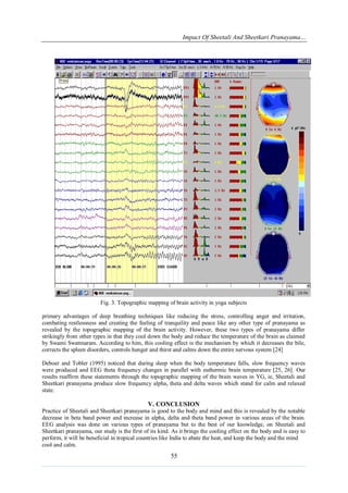 Impact of Sheetali and Sheetkari Pranayama on the Topographic Mapping ...