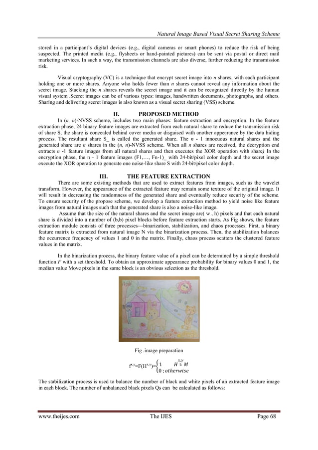 Natural Image Based Visual Secret Sharing Scheme | PDF