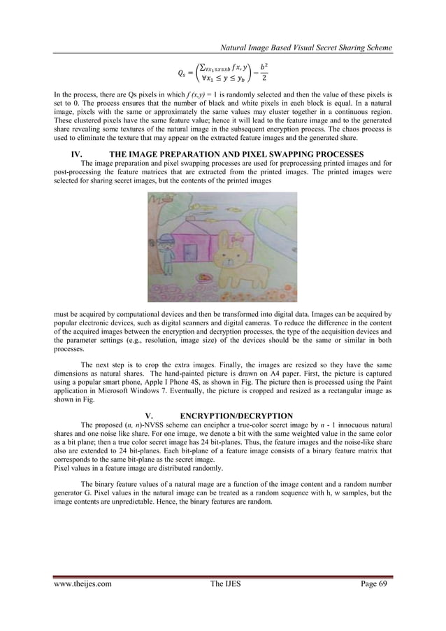 Natural Image Based Visual Secret Sharing Scheme | PDF