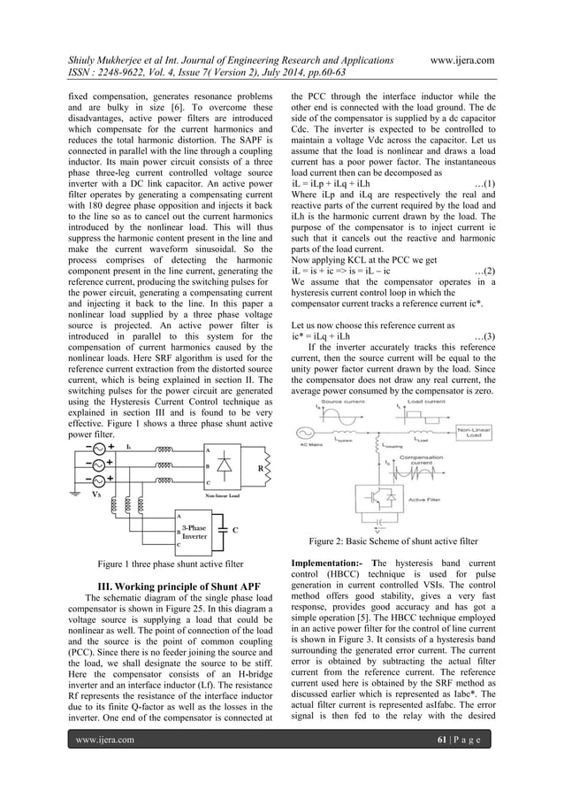 Power System Harmonic Compensation Using Shunt Active Power Filter | PDF