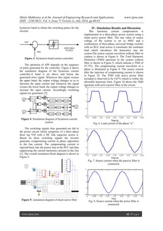 Power System Harmonic Compensation Using Shunt Active Power Filter | PDF