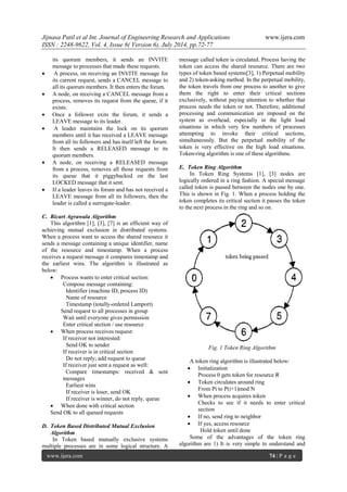 Comparative Study of Mutual Exclusion Algorithms in Distributed Systems | PDF