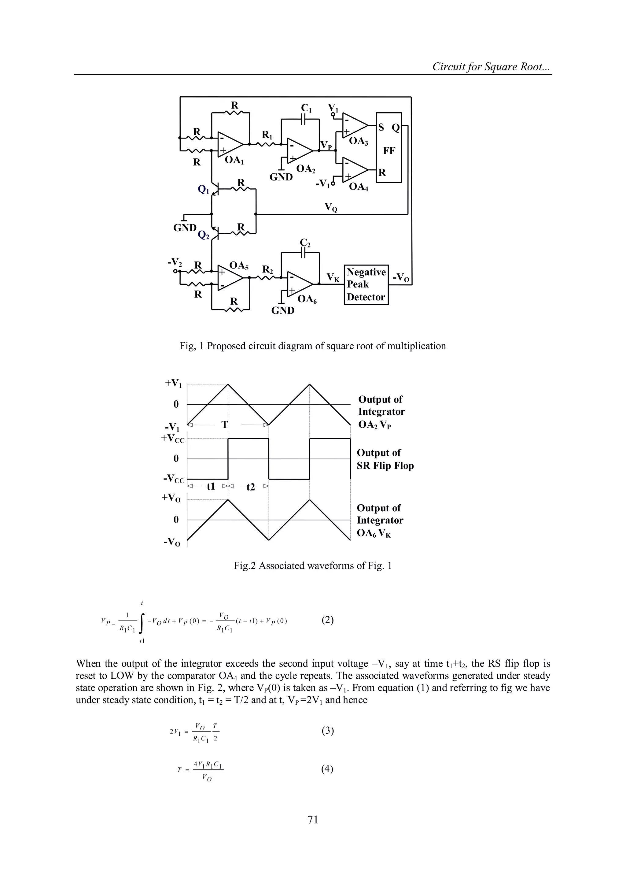 Circuit for Square Root of Multiplication | PDF