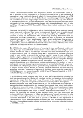 MGNREGA and Rural Distress in India | PDF | Government Support and ...