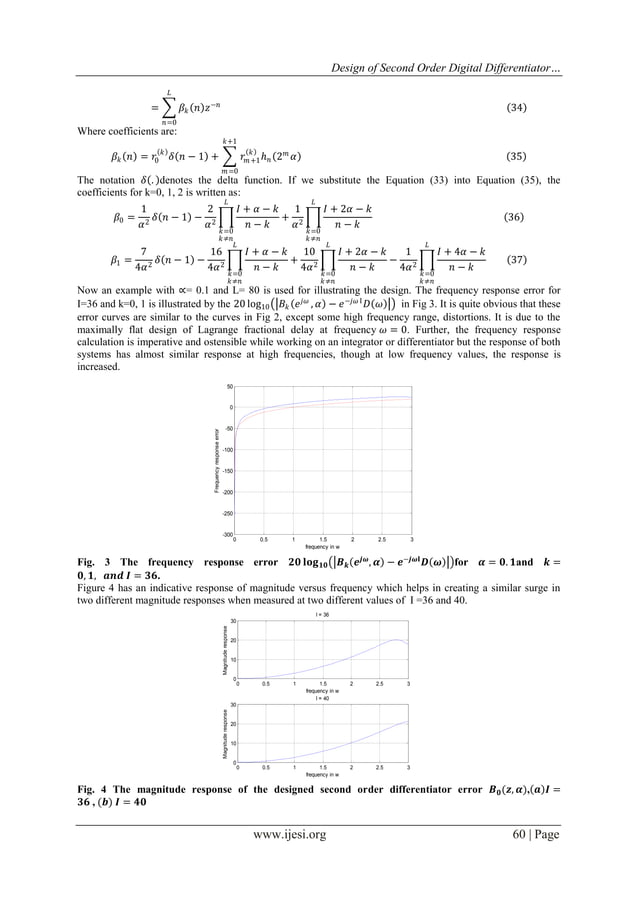 Design Of Second Order Digital Differentiator And Integrator Using Forward Difference Formula