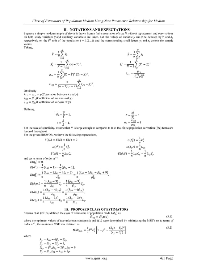 Class Of Estimators Of Population Median Using New Parametric