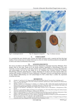 Vesicular Arbuscular Mycorrhizal Fungal status on some medicinal plants ...