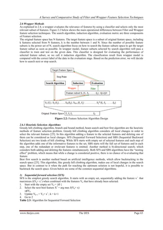 A Survey and Comparative Study of Filter and Wrapper Feature Selection Techniques | PDF