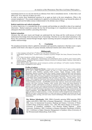 An Analysis of the Phenomena That Have Led Some Philosophers to Introduce the Concept of ...