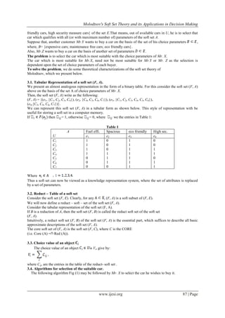 Molodtsov's Soft Set Theory and its Applications in Decision Making | PDF