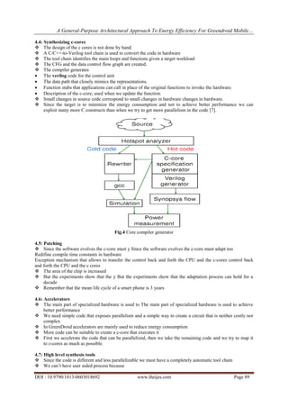 A General-Purpose Architectural Approach to Energy Efficiency for Greendroid Mobile Application ...