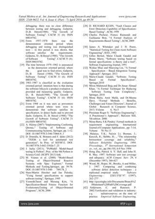 Comparative Analysis of Model Based Testing and Formal Based Testing ...
