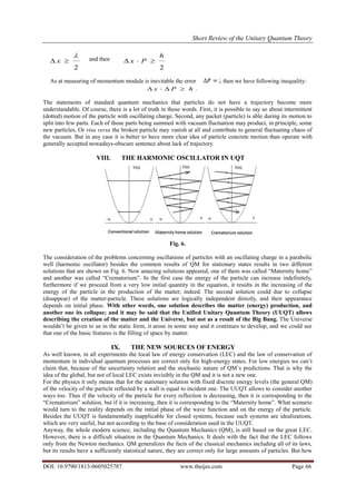 Short Review of the Unitary Quantum Theory | PDF