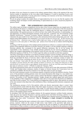 Short Review of the Unitary Quantum Theory | PDF