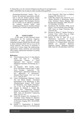 Skin Cancer Detection | PDF