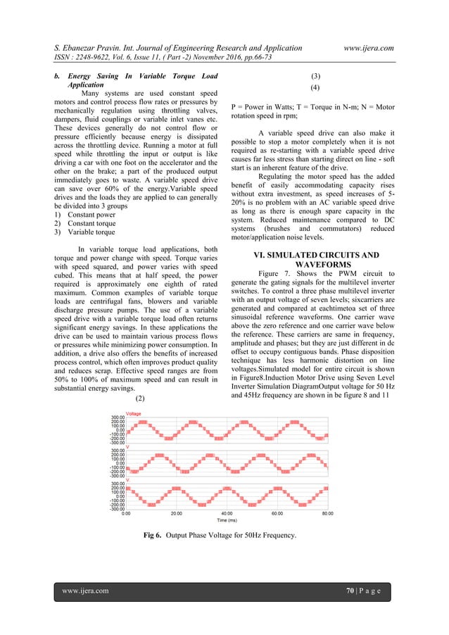 Harmonics Reduction of Multilevel Inverter Drive Using Sine Carrier Pulse Width Modulation ...