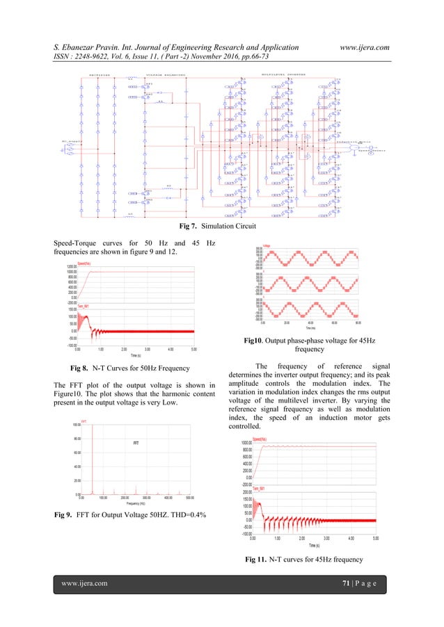Harmonics Reduction of Multilevel Inverter Drive Using Sine Carrier Pulse Width Modulation ...