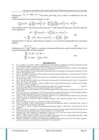 Alternative and Explicit Derivation of the Lattice Boltzmann Equation ...