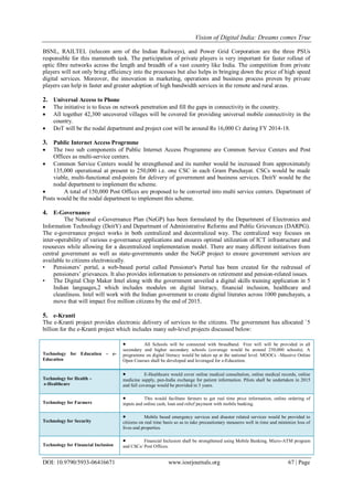 Vision of Digital India: Dreams comes True | PDF