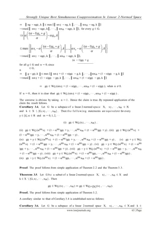 Strongly Unique Best Simultaneous Coapproximation in Linear 2-Normed Spaces | PDF | Programming ...